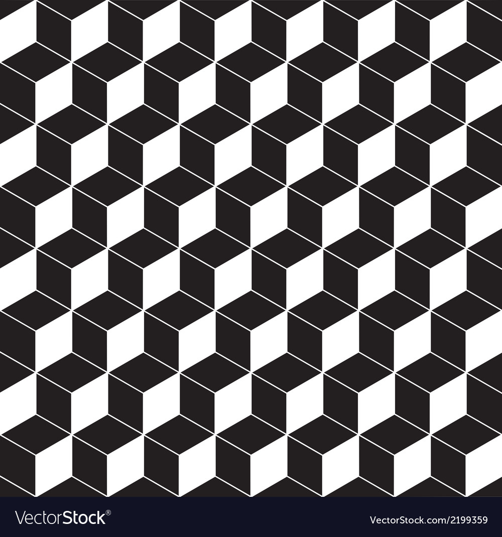 Pattern cube 1 Royalty Free Vector Image - VectorStock