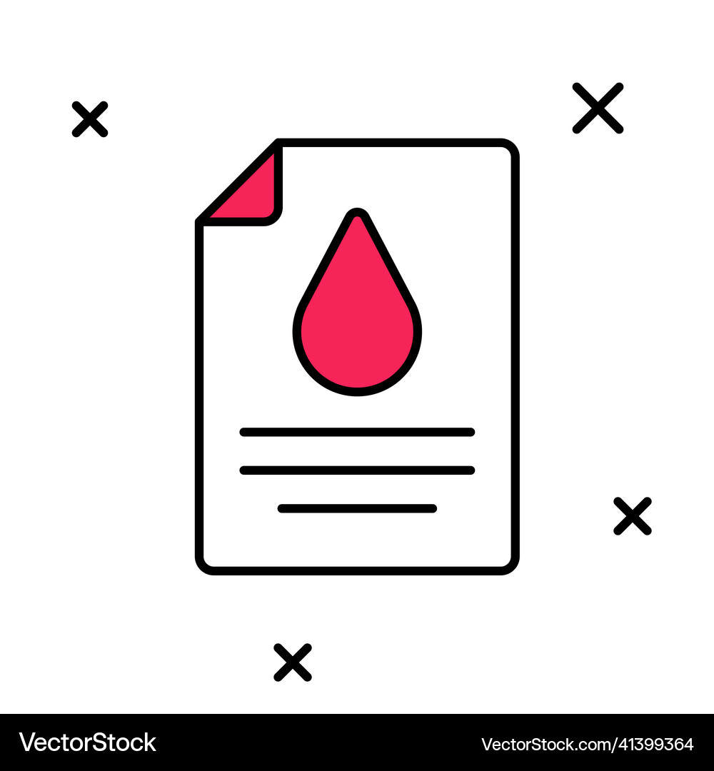 Filled outline contract money and pen icon Vector Image