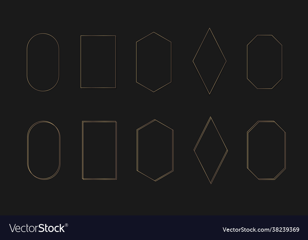 Collection various frames template Royalty Free Vector Image