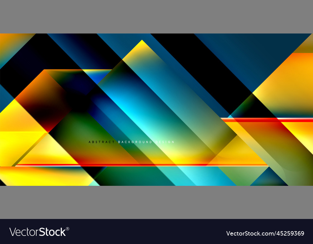 Dynamic triangle design with fluid gradient colors