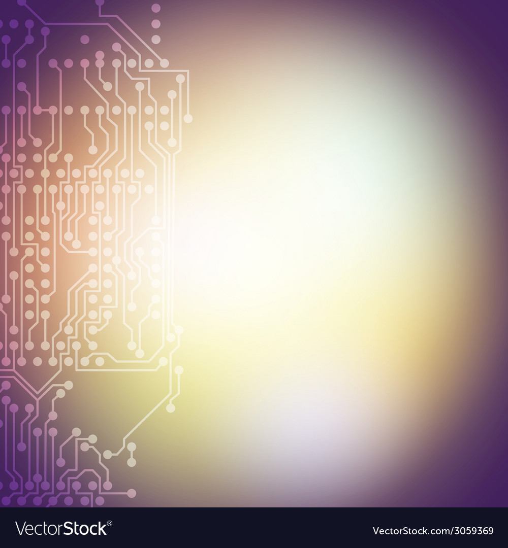 Microchip Background Electronic Circuit Eps10 Vector Image