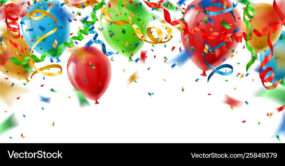 Colorful party background Royalty Free Vector Image
