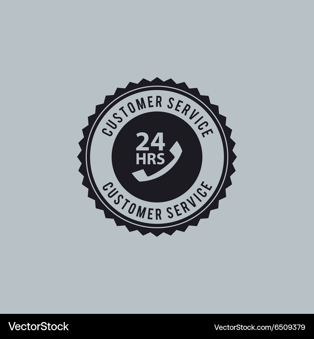 Delivery service label Royalty Free Vector Image
