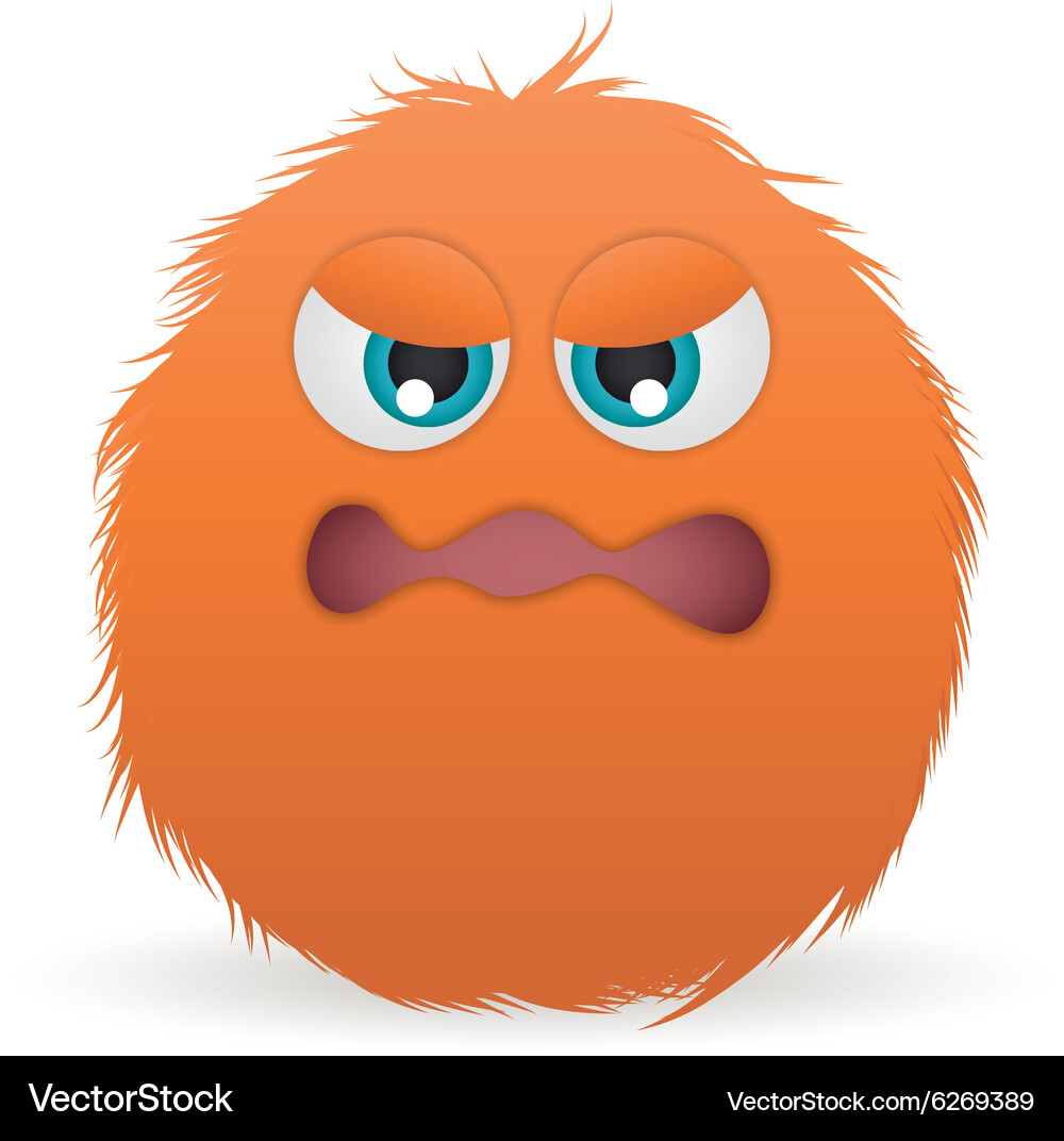 Angry face Royalty Free Vector Image - VectorStock