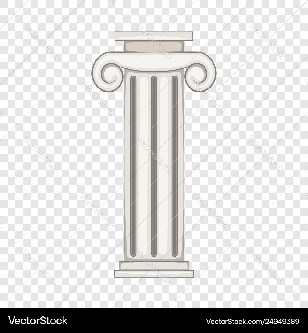 Column icon cartoon style Royalty Free Vector Image