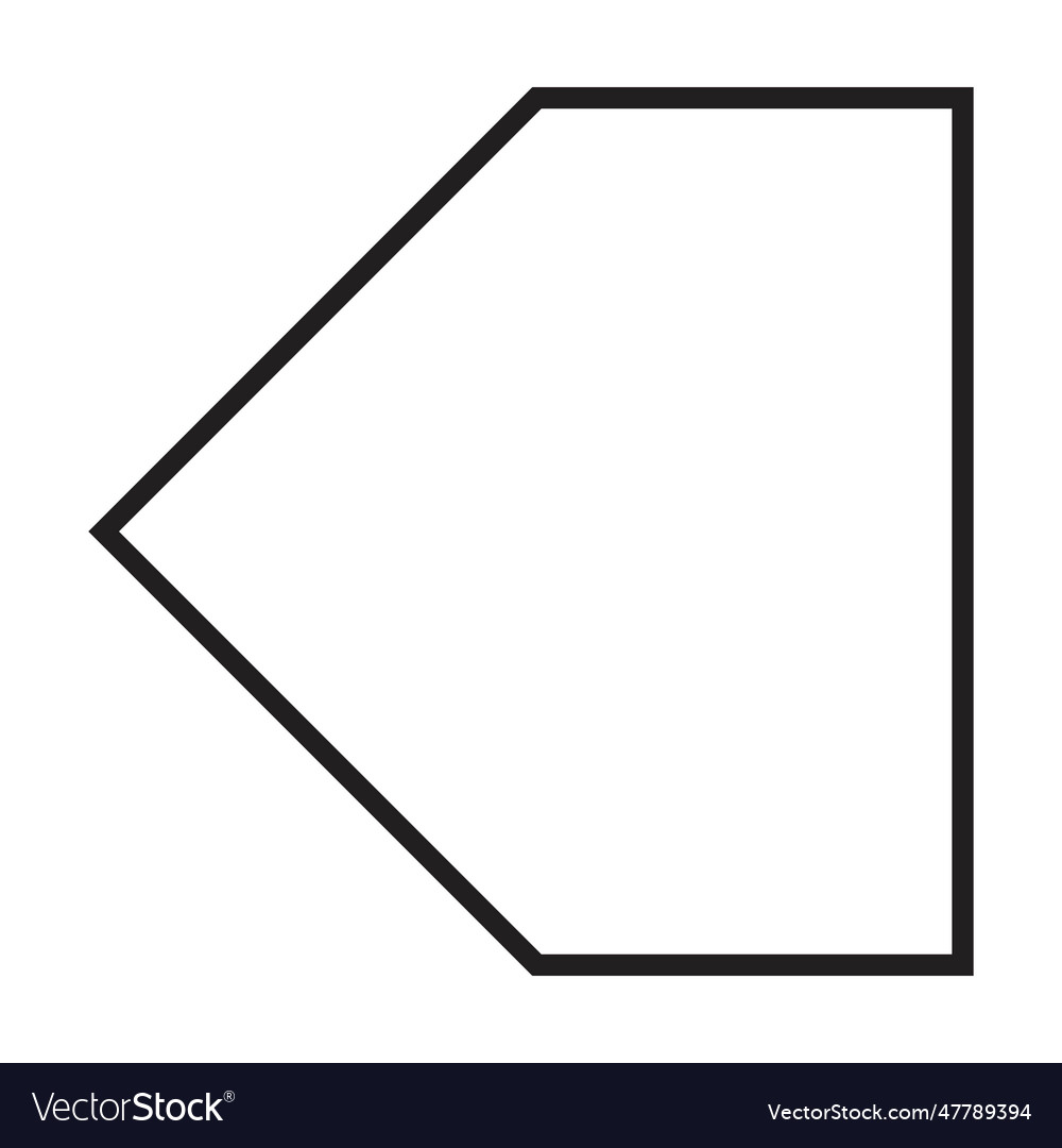 Off page connector flow chart shape element Vector Image Off page connector flow chart shape element Vector Image