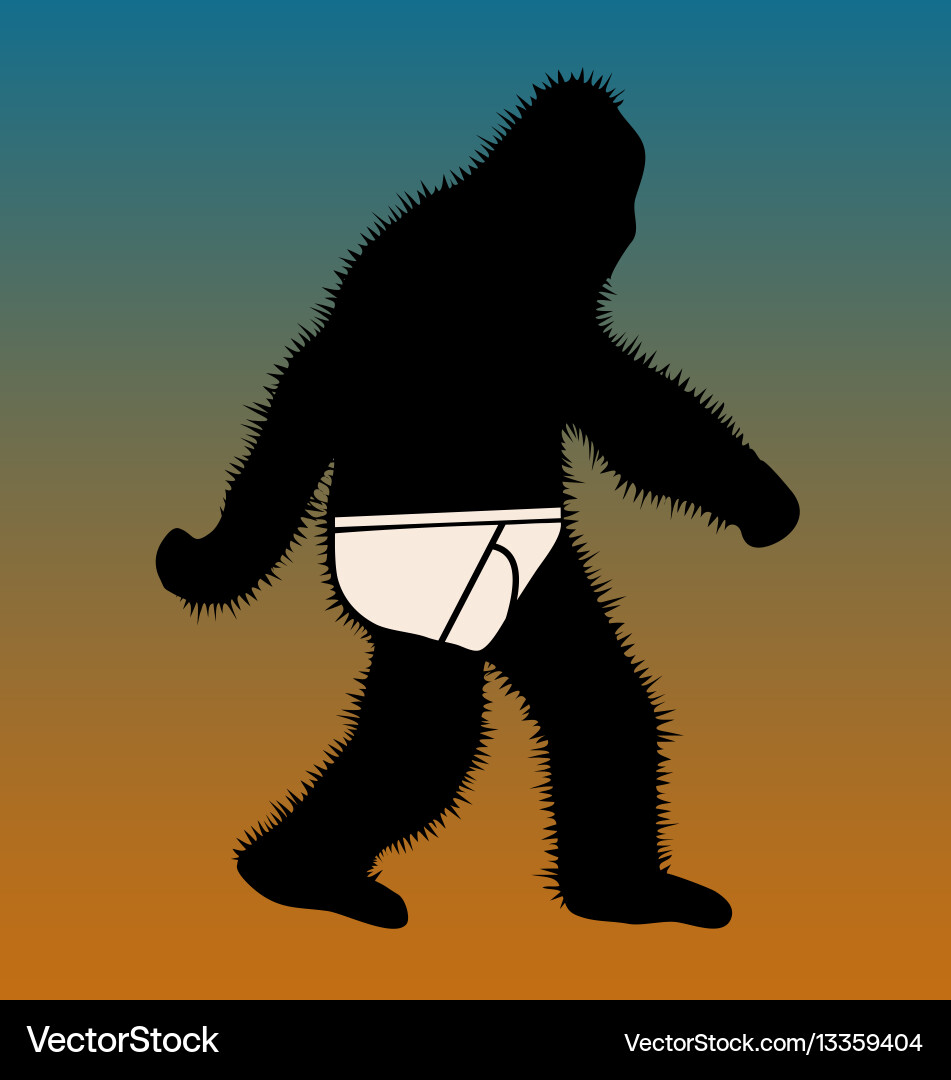Bigfoot Royalty Free Vector Image - VectorStock