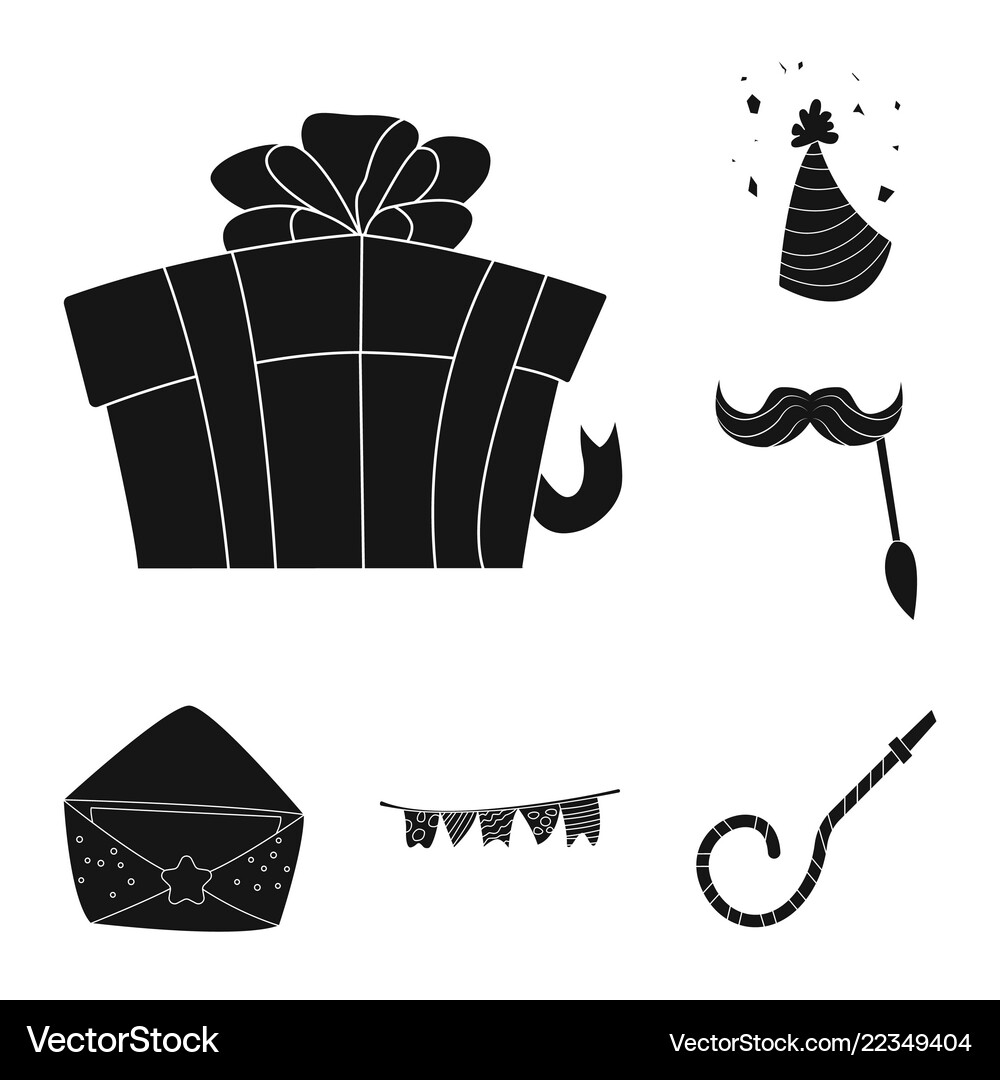 Party and birthday symbol Royalty Free Vector Image