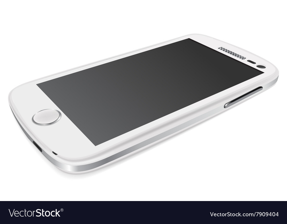 Realistic detailed smartphone Royalty Free Vector Image
