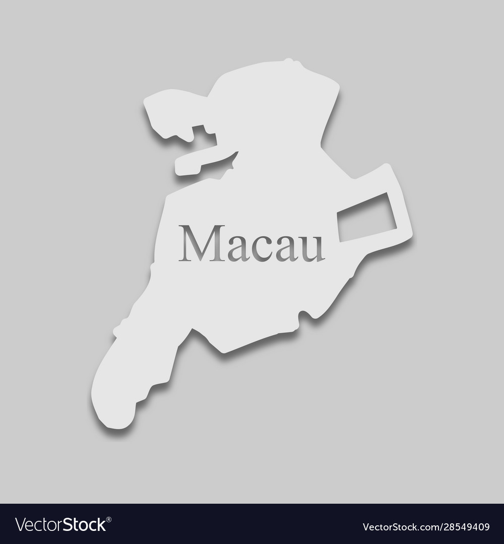 Map macau Royalty Free Vector Image - VectorStock