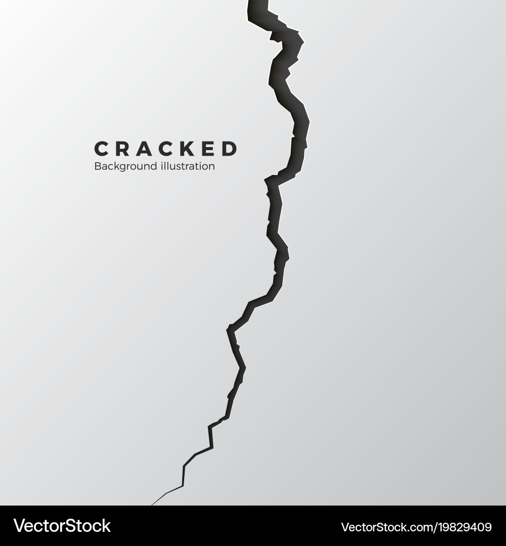 Surface cracked ground sketch crack texture split Vector Image