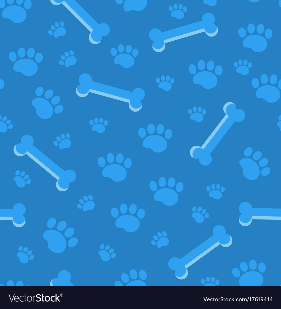 Dog Bone Pattern - Seamless Texture Royalty Free Vector