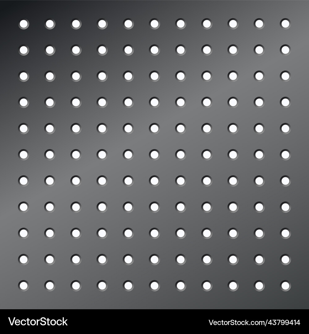 Metall pegboard storage Royalty Free Vector Image