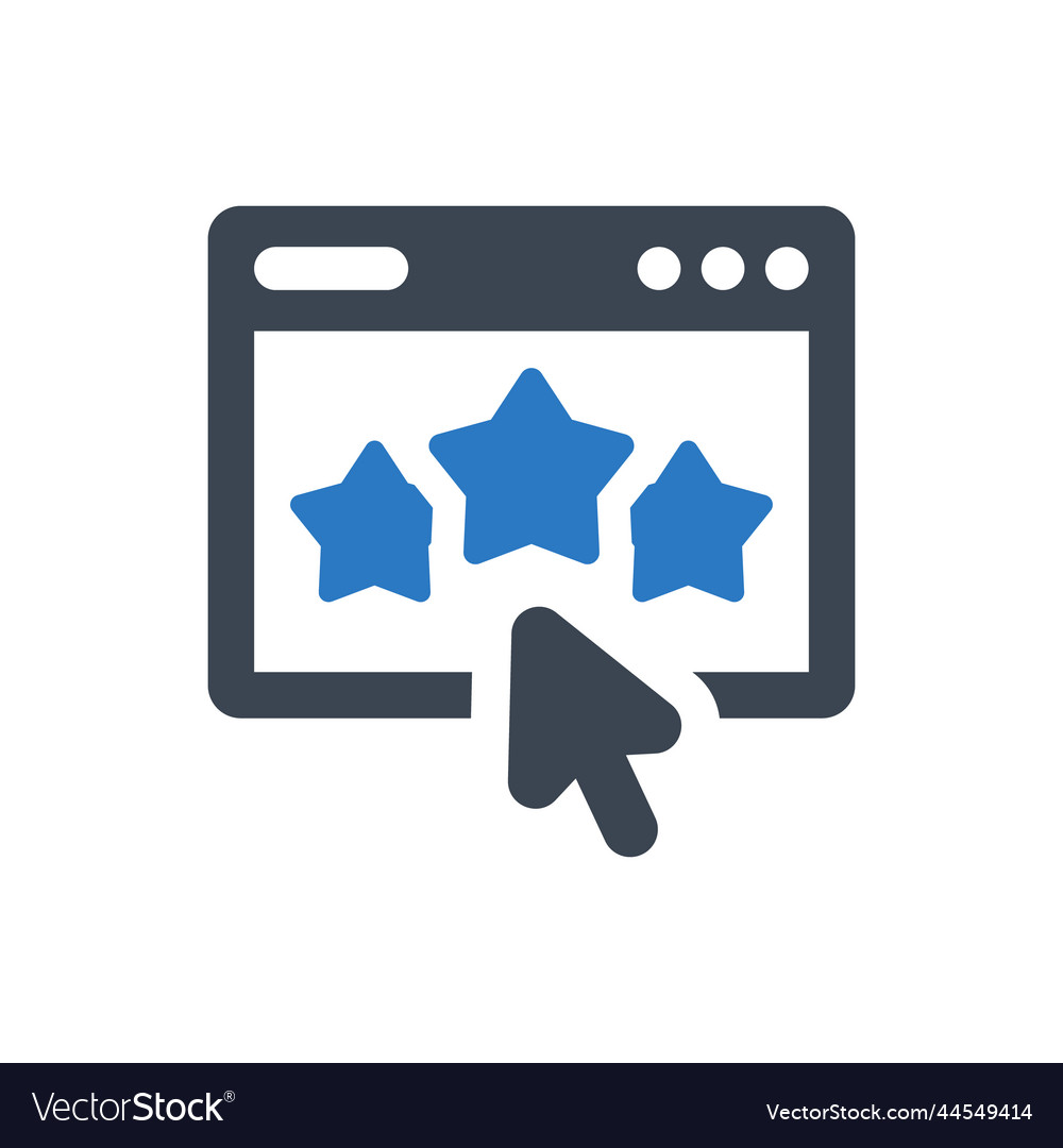 Web survey icon Royalty Free Vector Image - VectorStock