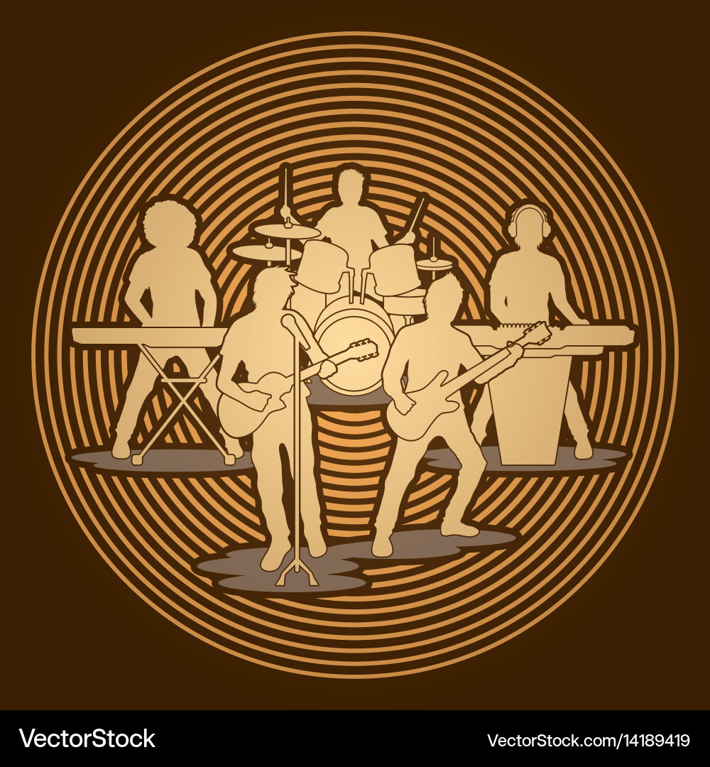 Music bands Royalty Free Vector Image - VectorStock