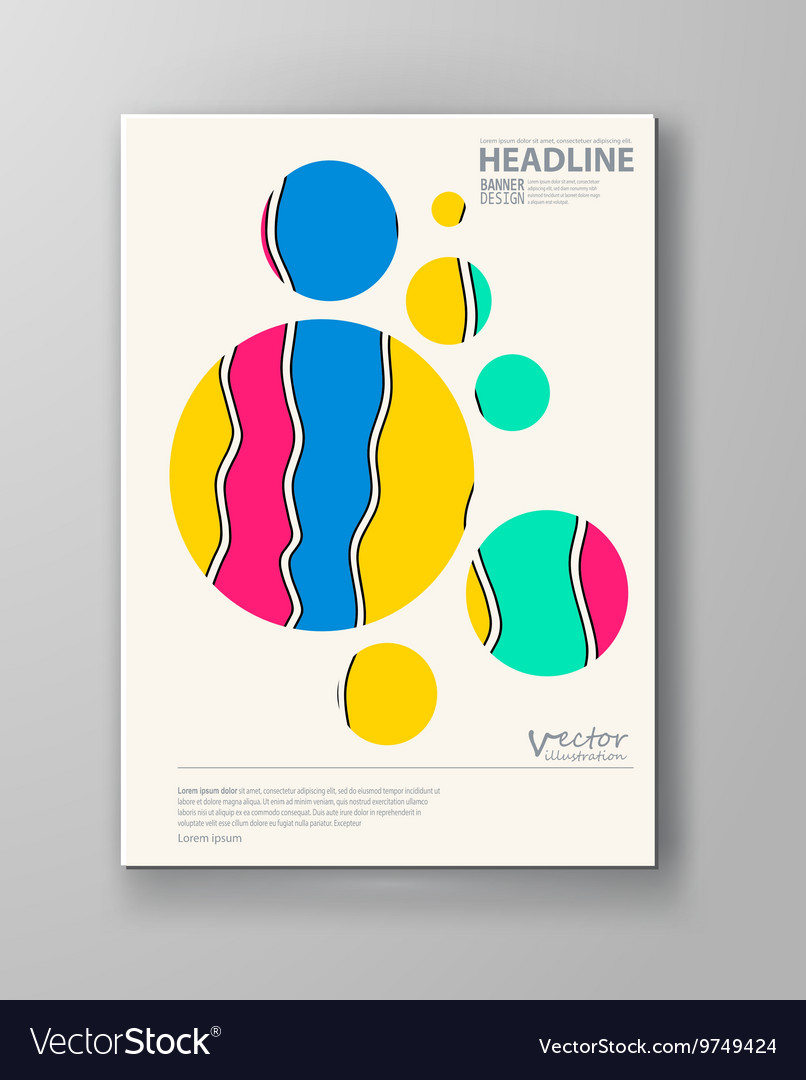 Abstract design templates Royalty Free Vector Image