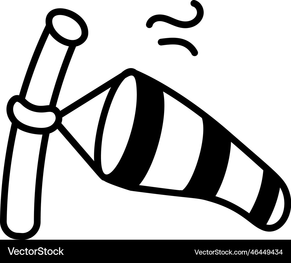 Windsock Royalty Free Vector Image - VectorStock