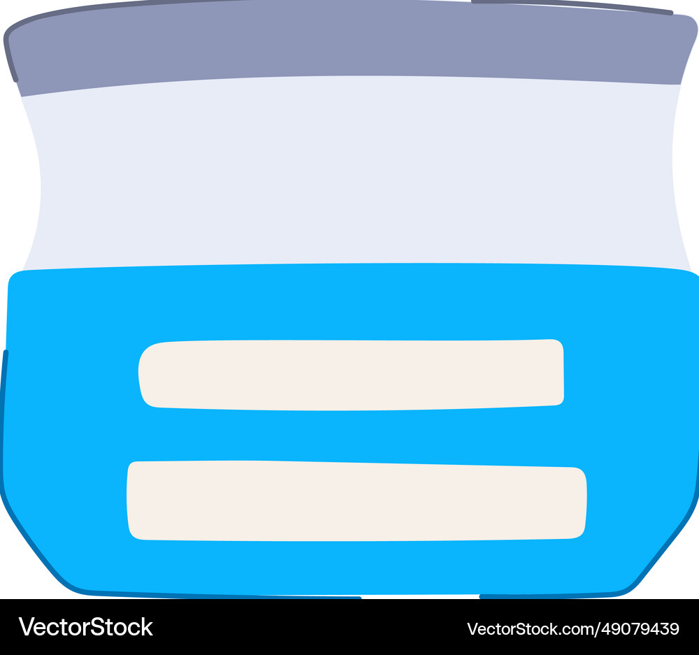 Beauty eye cream cartoon Royalty Free Vector Image