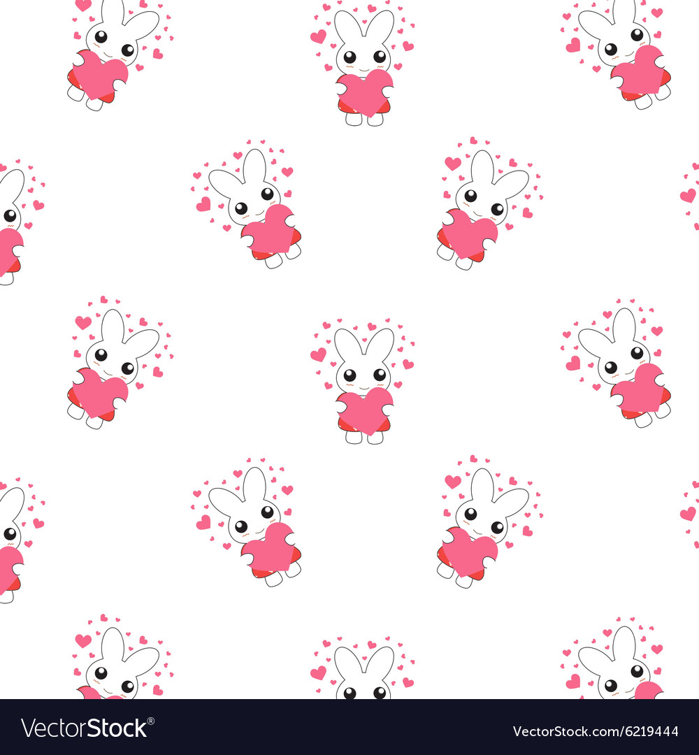 Bunny pattern Royalty Free Vector Image - VectorStock