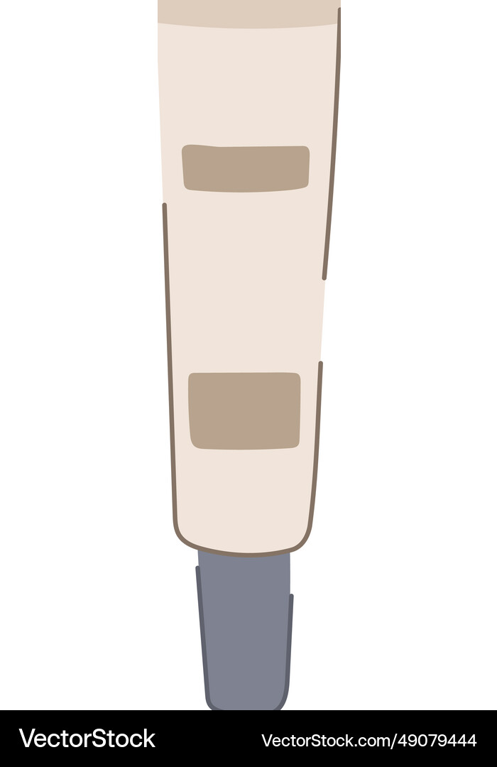 Facial eye cream cartoon Royalty Free Vector Image