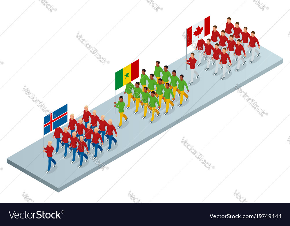 Opening ceremony concept carrying out Royalty Free Vector Opening ceremony concept carrying out Royalty Free Vector