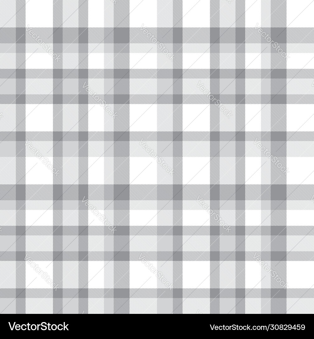 White Tartan Plaid Pattern Royalty Free Vector Image