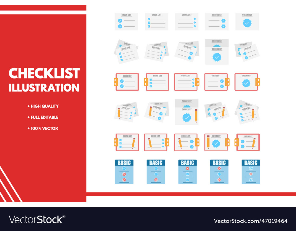 Checklist Royalty Free Vector Image - VectorStock