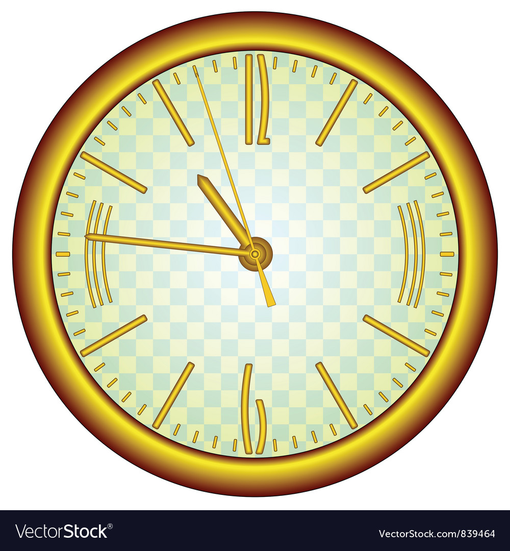 Clock Royalty Free Vector Image - VectorStock