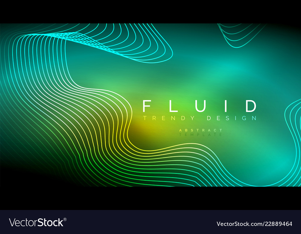 Digital flowing wave particles abstract background