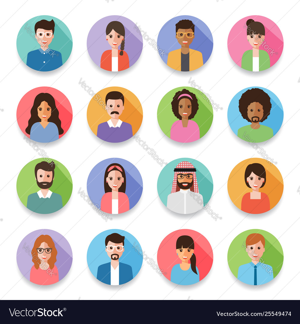Businessmen and business women avatars Royalty Free Vector Businessmen and business women avatars Royalty Free Vector