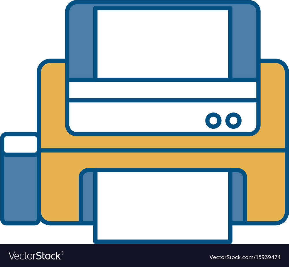 Printer icon image Royalty Free Vector Image - VectorStock