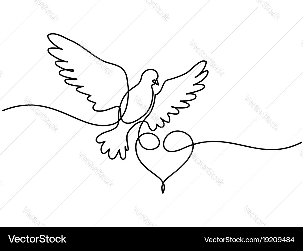 Flying pigeon logo Royalty Free Vector Image - VectorStock