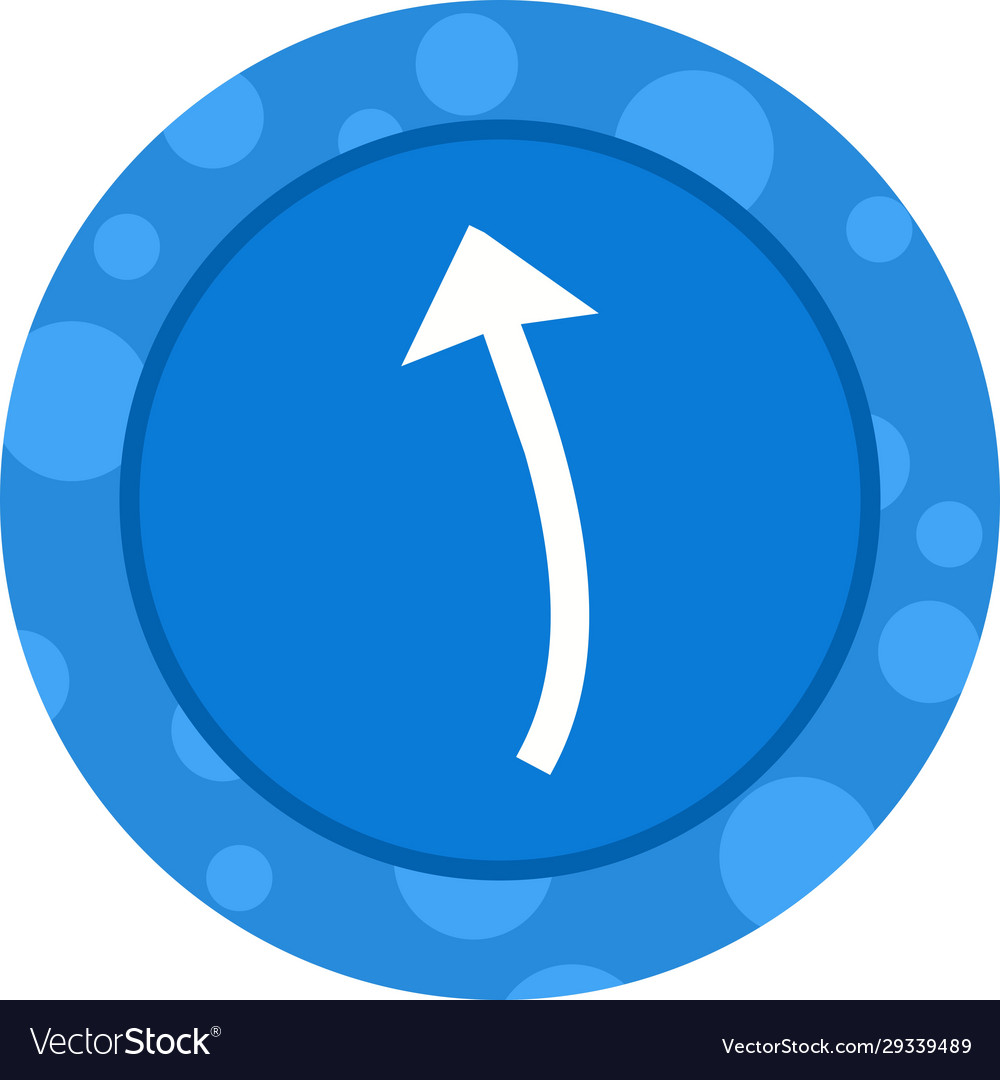 Beautiful arrow pointing up glyph icon Royalty Free Vector Beautiful arrow pointing up glyph icon Royalty Free Vector