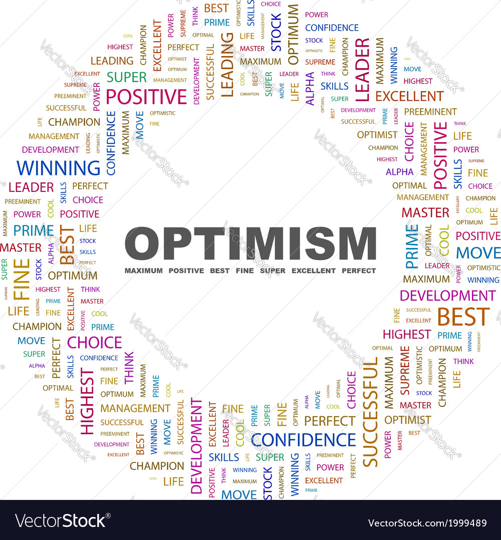 Optimism Royalty Free Vector Image - VectorStock