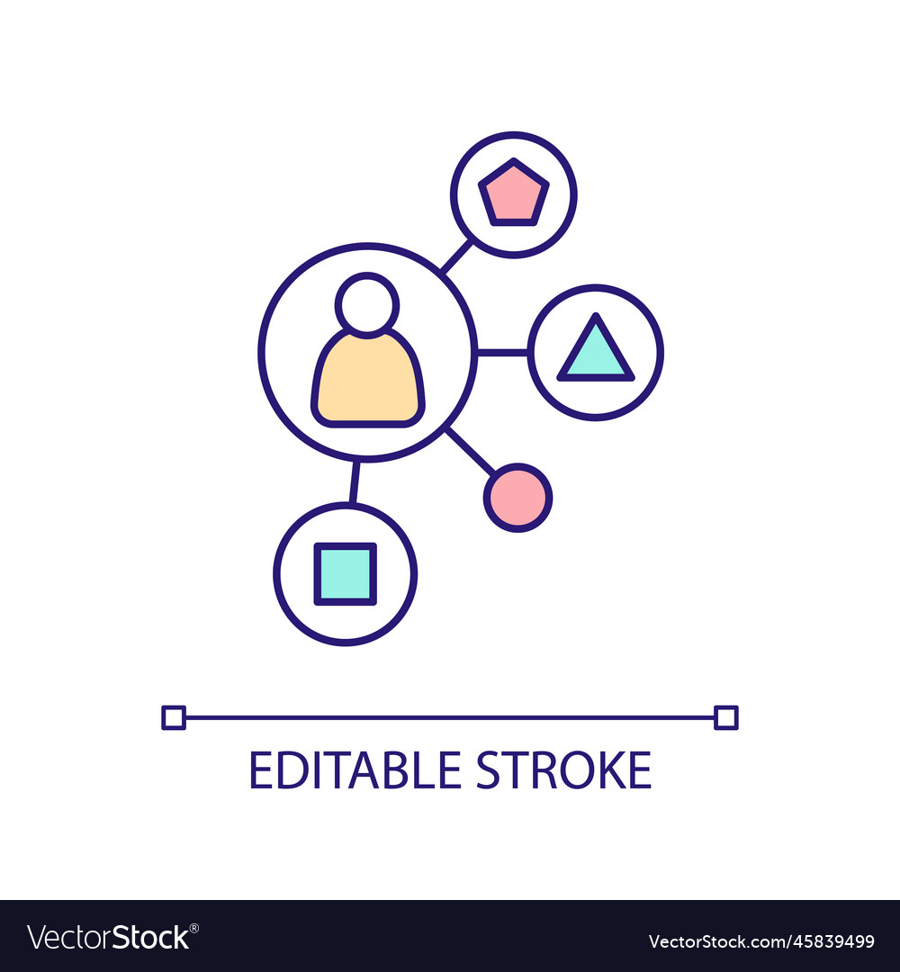 Candidate skills rgb color icon Royalty Free Vector Image Candidate skills rgb color icon Royalty Free Vector Image