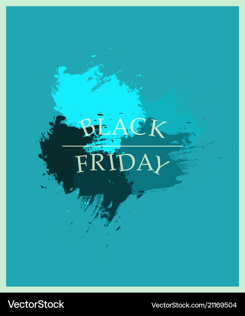 Watercolor splash frame sale banner Royalty Free Vector