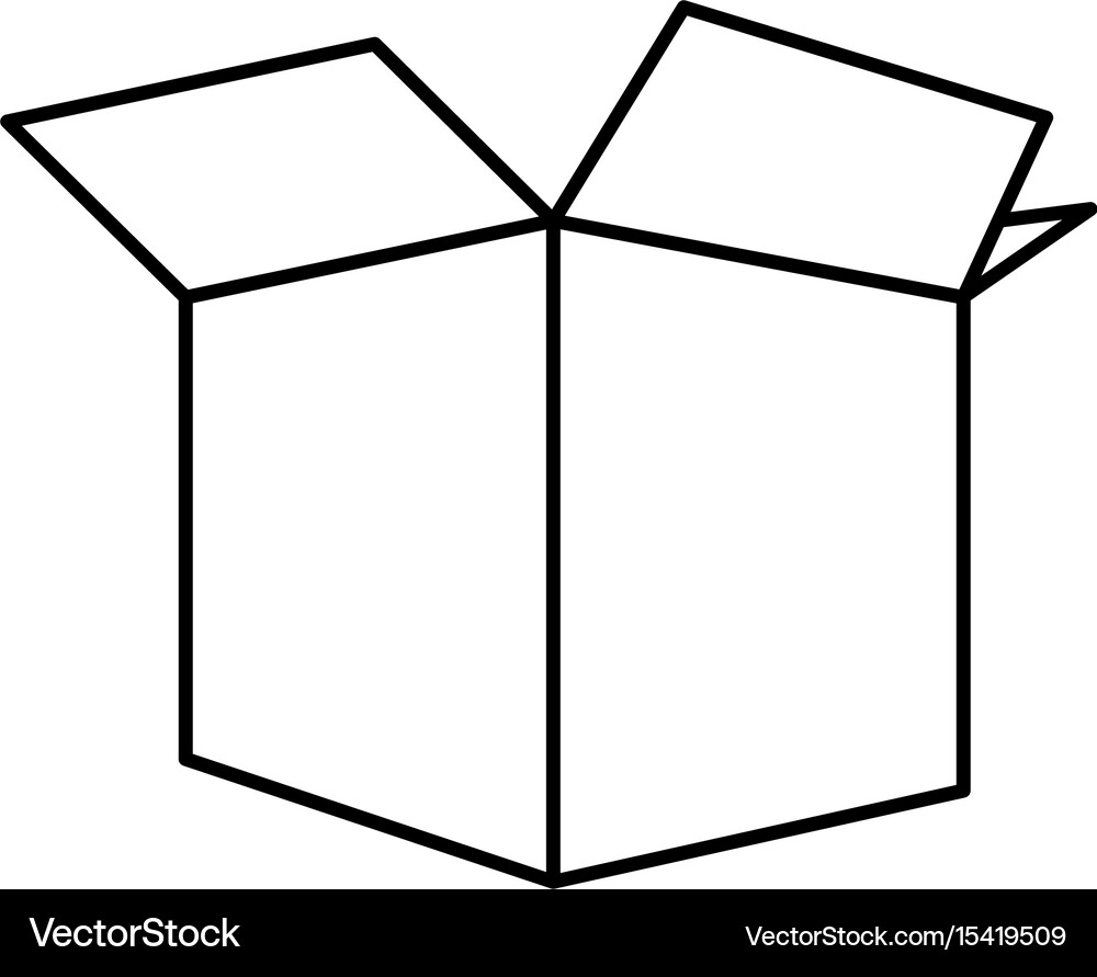 Carton box design Royalty Free Vector Image - VectorStock