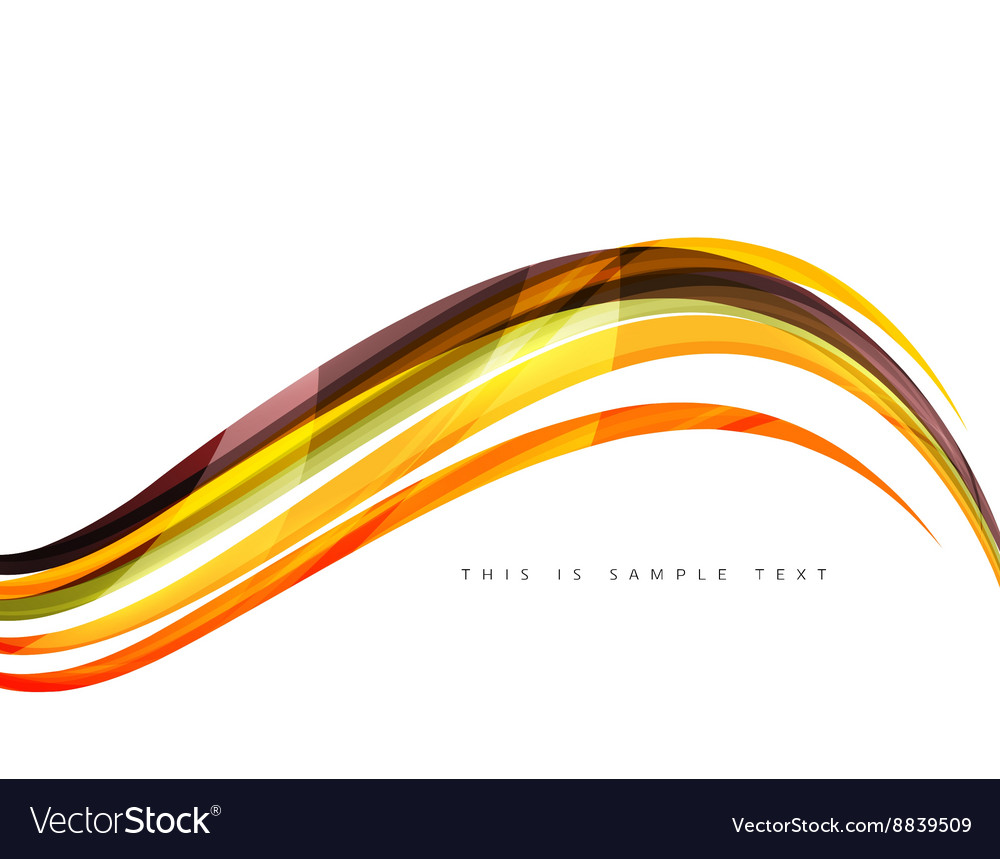 Color stripes with shiny light effects wave line Vector Image