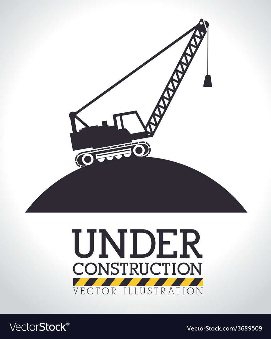 Construction design Royalty Free Vector Image - VectorStock