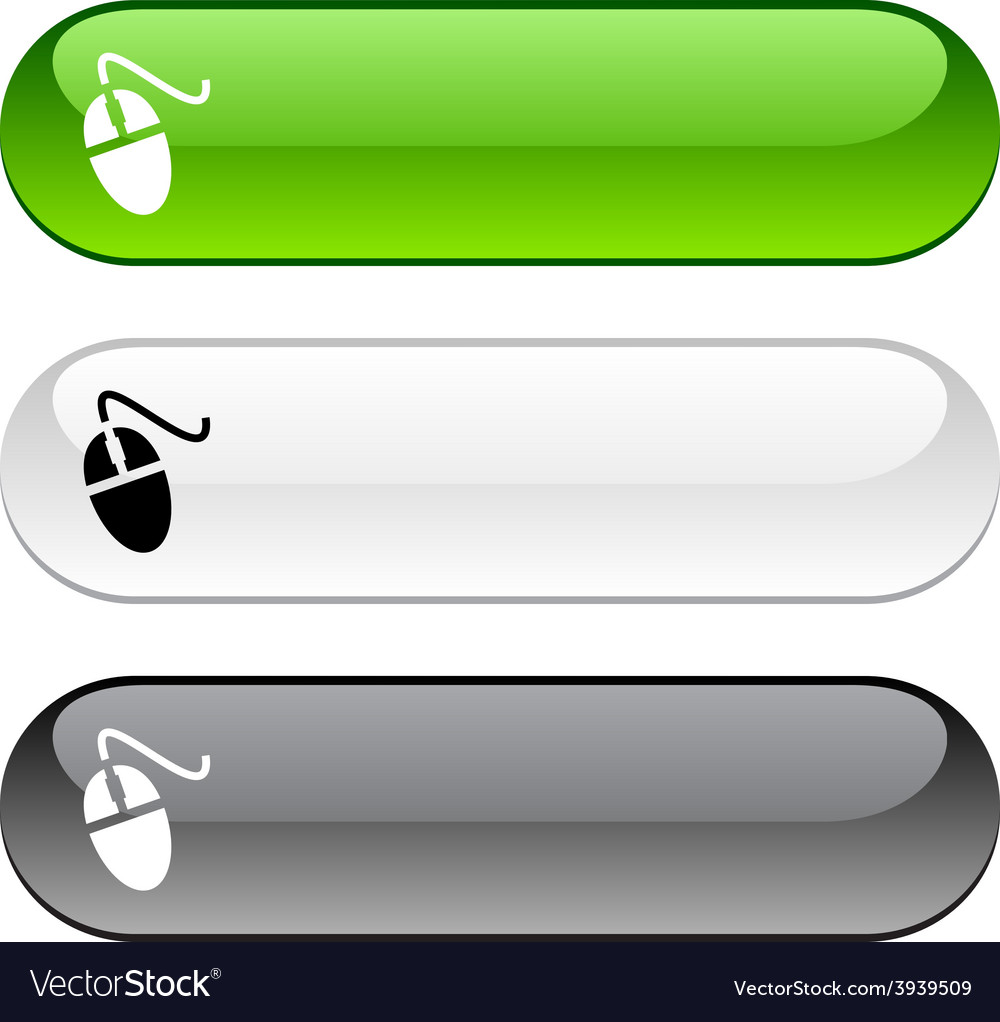 Mouse button Royalty Free Vector Image - VectorStock