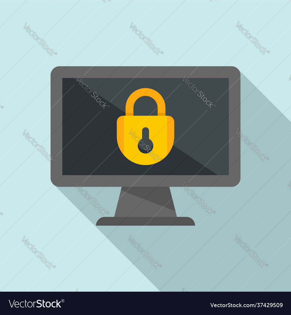 Multi-factor authentication icon flat style Vector Image