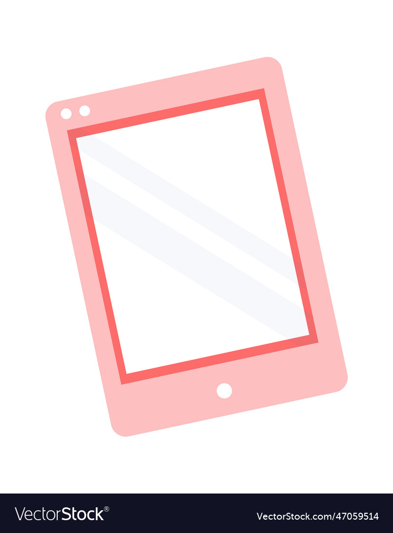 Digital tablet device Royalty Free Vector Image