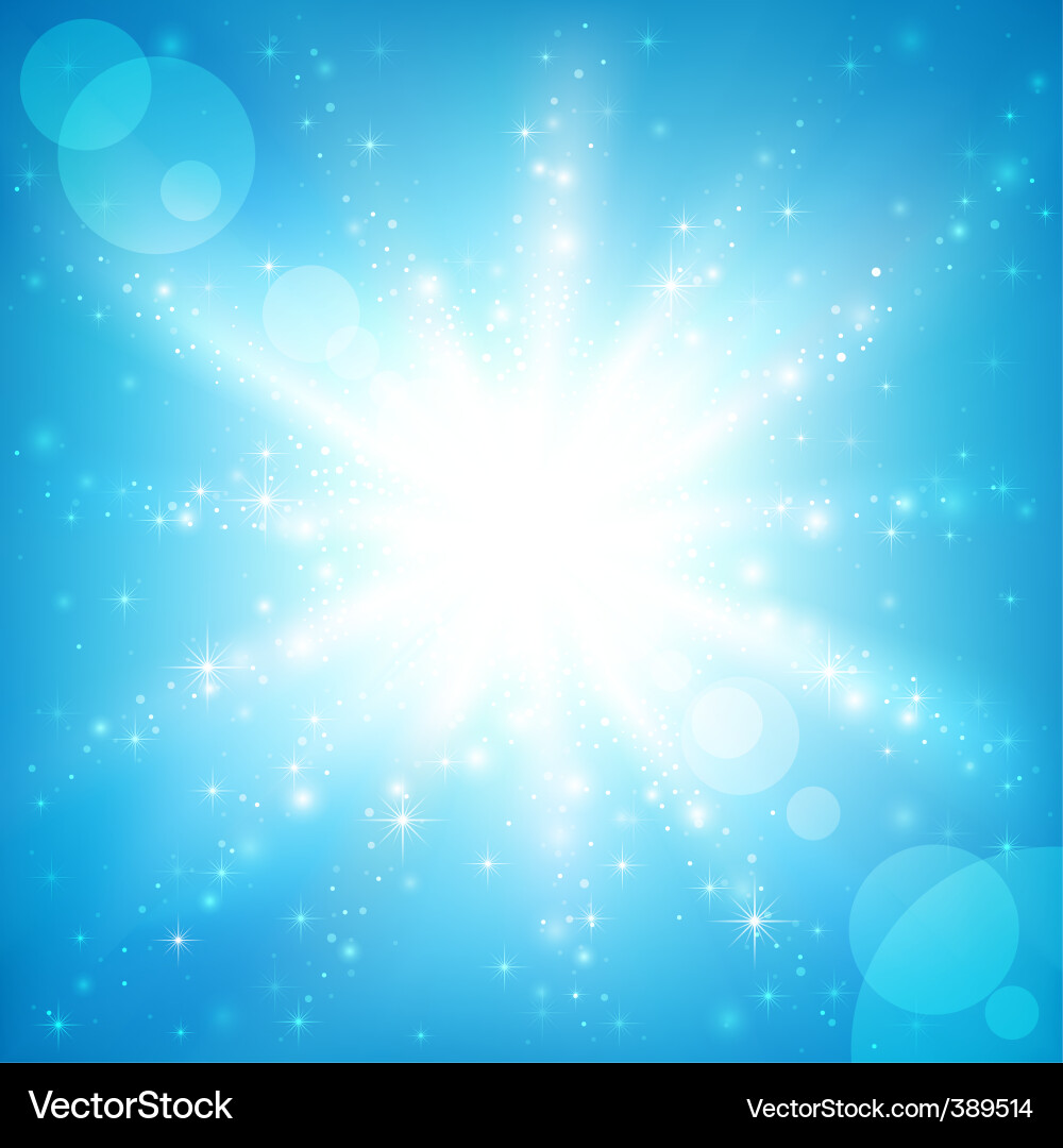 Sun sparkled Royalty Free Vector Image - VectorStock