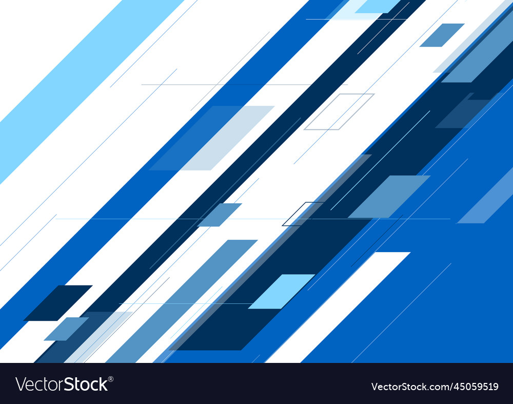 Blue abstract minimal geometric background Vector Image Blue abstract minimal geometric background Vector Image