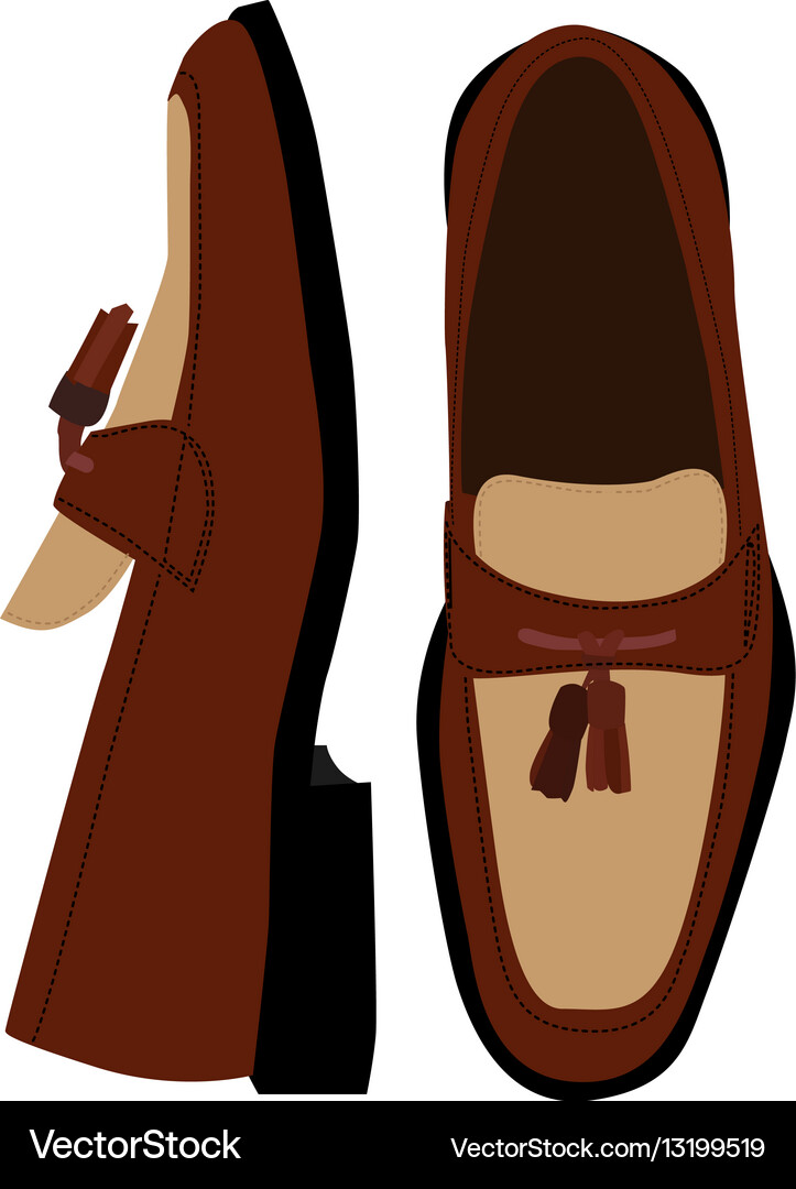 Loafers Royalty Free Vector Image - VectorStock