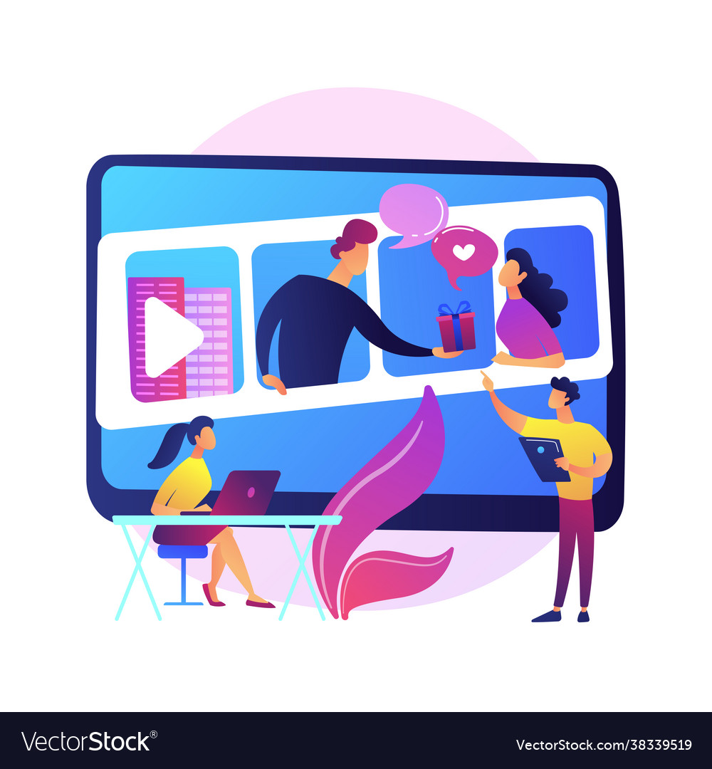 Online courses concept metaphor Royalty Free Vector Image