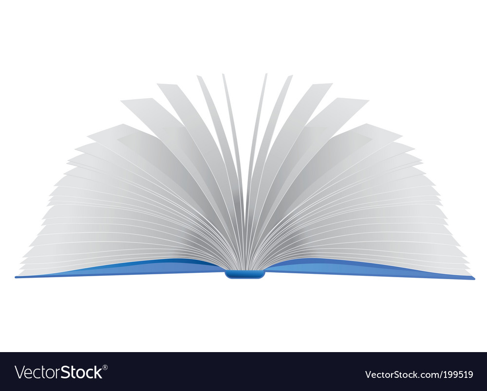 Open book Royalty Free Vector Image - VectorStock
