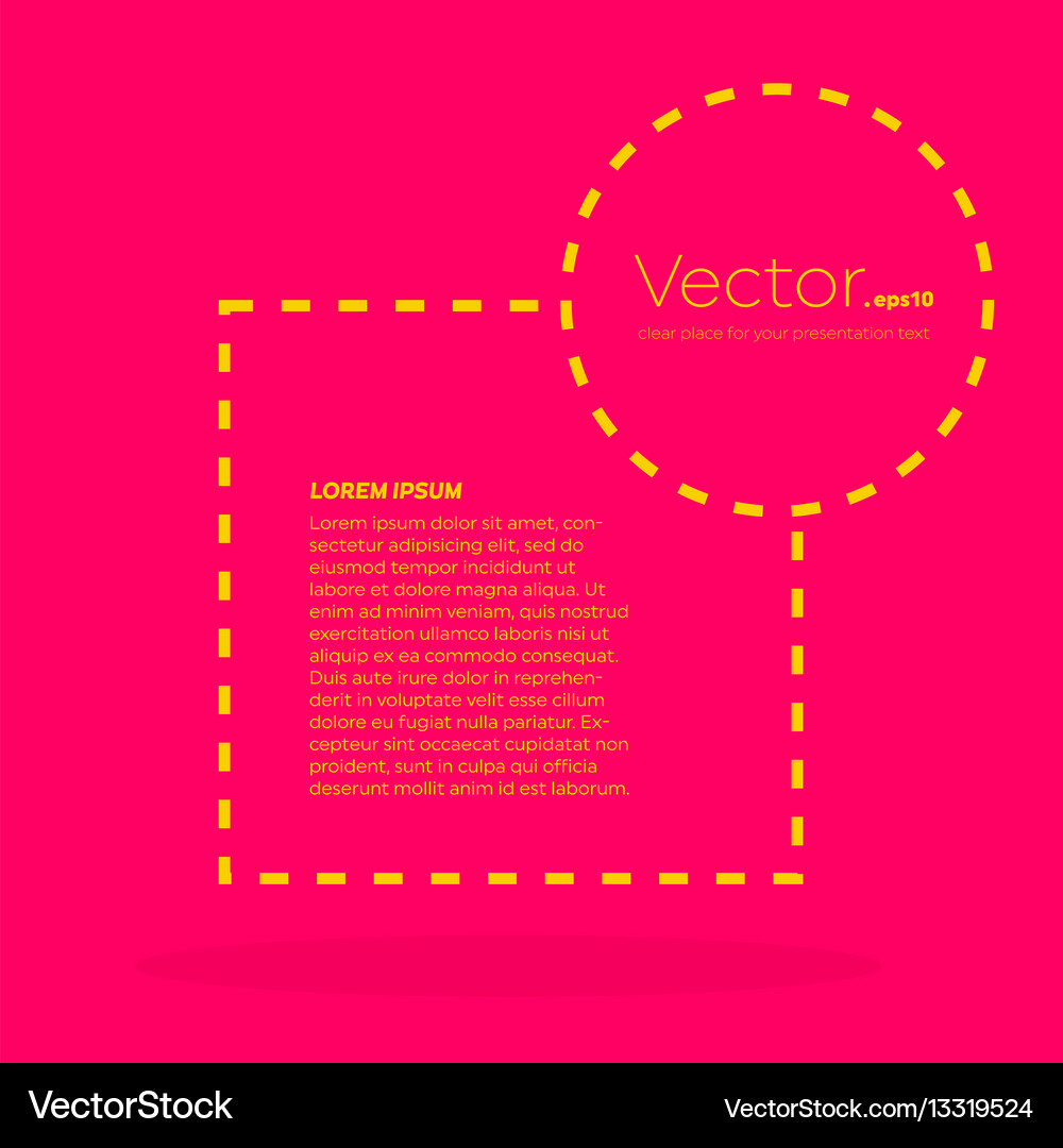 Abstract concept empty speech square quote Vector Image