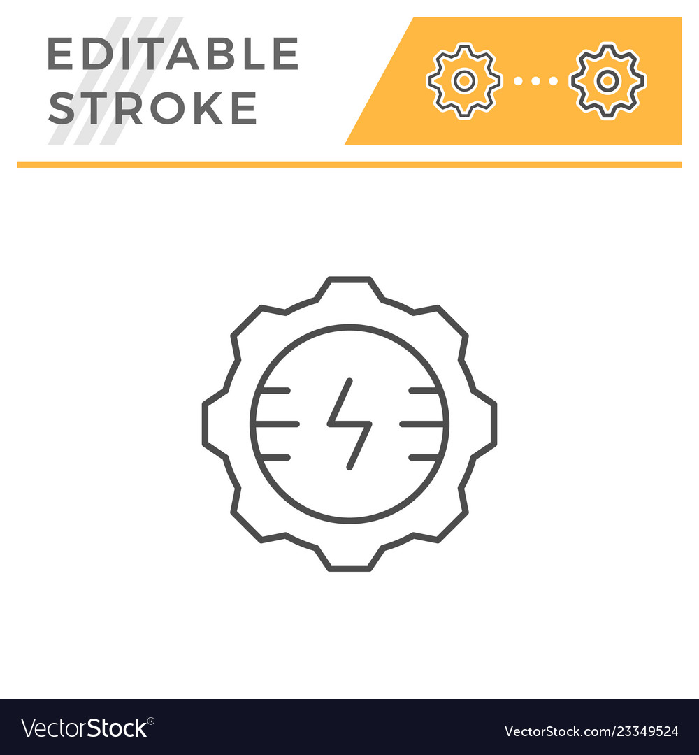 Electrical engineering line icon Royalty Free Vector Image