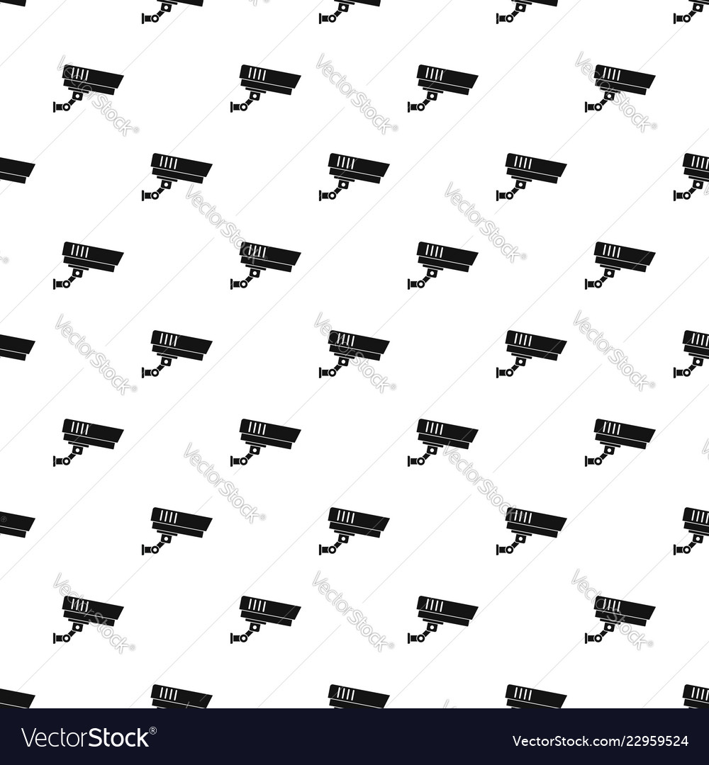 Outdoor security pattern seamless Royalty Free Vector Image
